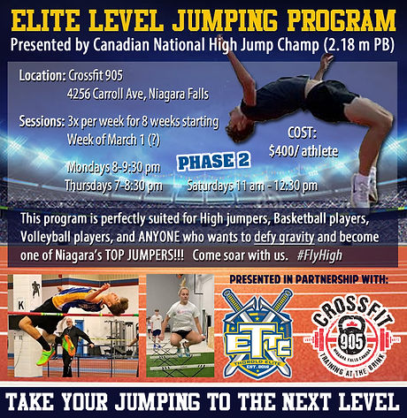Elite Jumping Program/ Thorold Elite Track Club